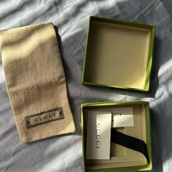 Gucci | Jewelry | Gucci Gift Box With Pouch Authentic Green | Poshmark